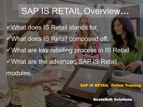 SAP ERP: Transforming the Retail Industry for the Better | PPT