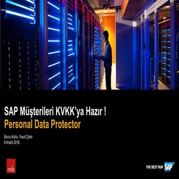 SAP KVKK Personal Data Protector (PDP) | PPT | Free Download