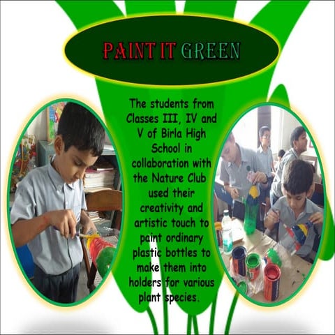 Sapling Planting ISA Activity - "Paint it Green" | PPT