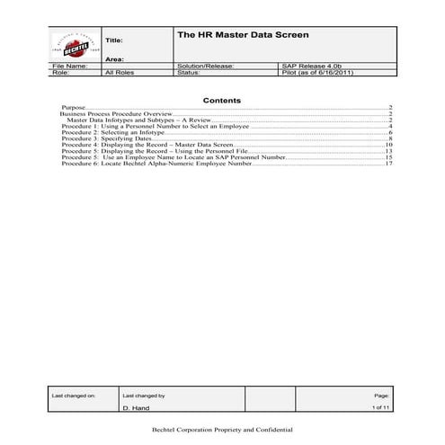 Sap Master Data Class | PDF