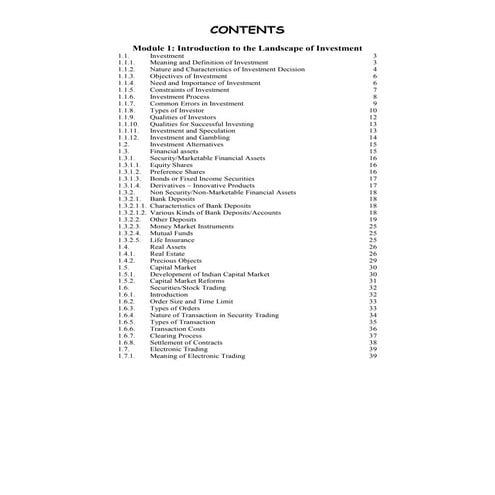 Sapm Contents Pdf