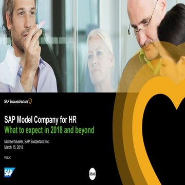 SAP Model Company for HR (2018) | PDF