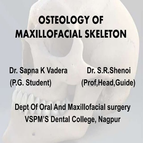 Osteology of facial bones | PPTX