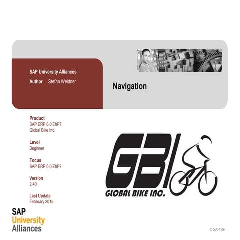 SAP ERP Navigation | PPT