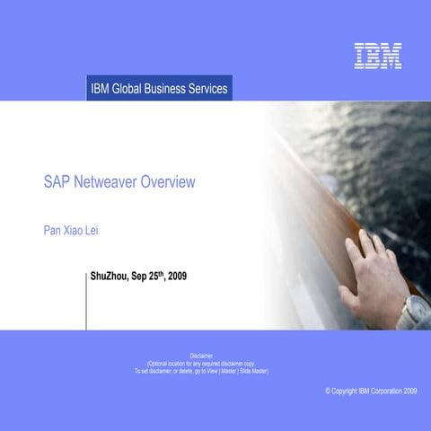 SAP NetWeaver Application Server (AS)、Exchange Infrastructure (XI)Business | PPT