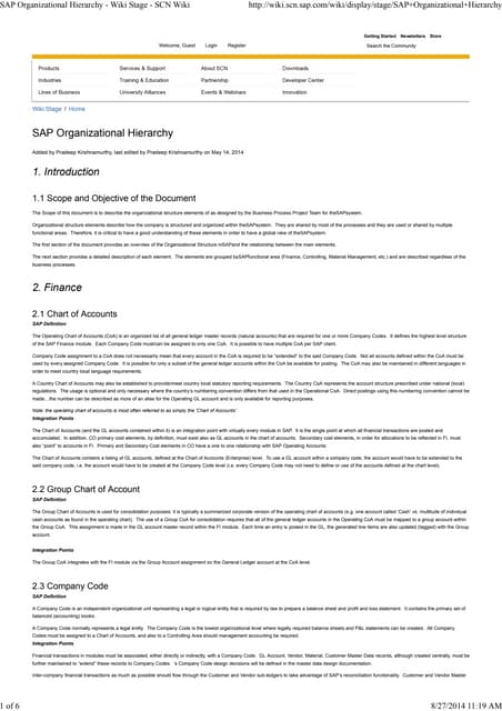 SAP FICO Overview | PPTX
