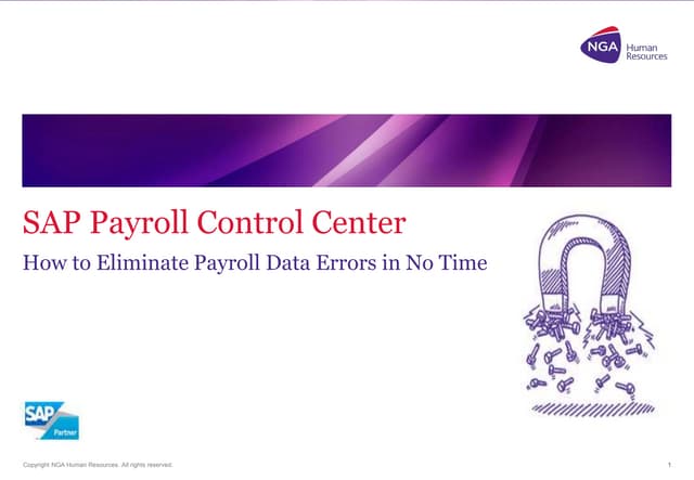 Payroll Control Center for SAP and SuccessFactors Payroll | PDF