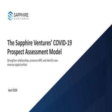Sapphire Ventures' Prospect Assessment Model | PPT