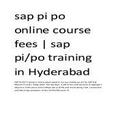 sap pi po online course fees.docx