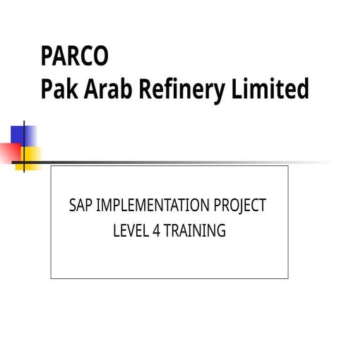 SAP PM Module Level-IV Training Complete.ppt