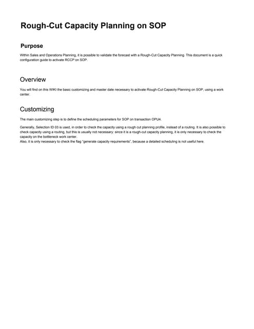 Flexible planning in sap pp | DOC
