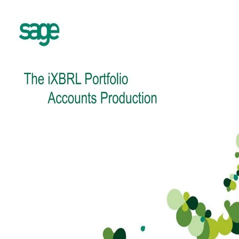 SAGE iXBRL Portfolio Update | PPTX