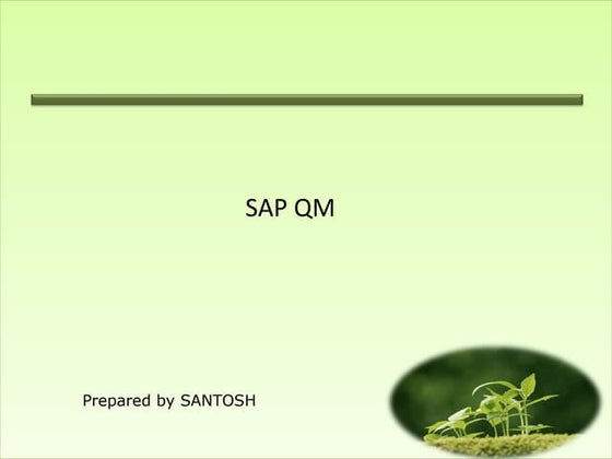 SAP PM: Test Equipment Management/Calibration process | PDF