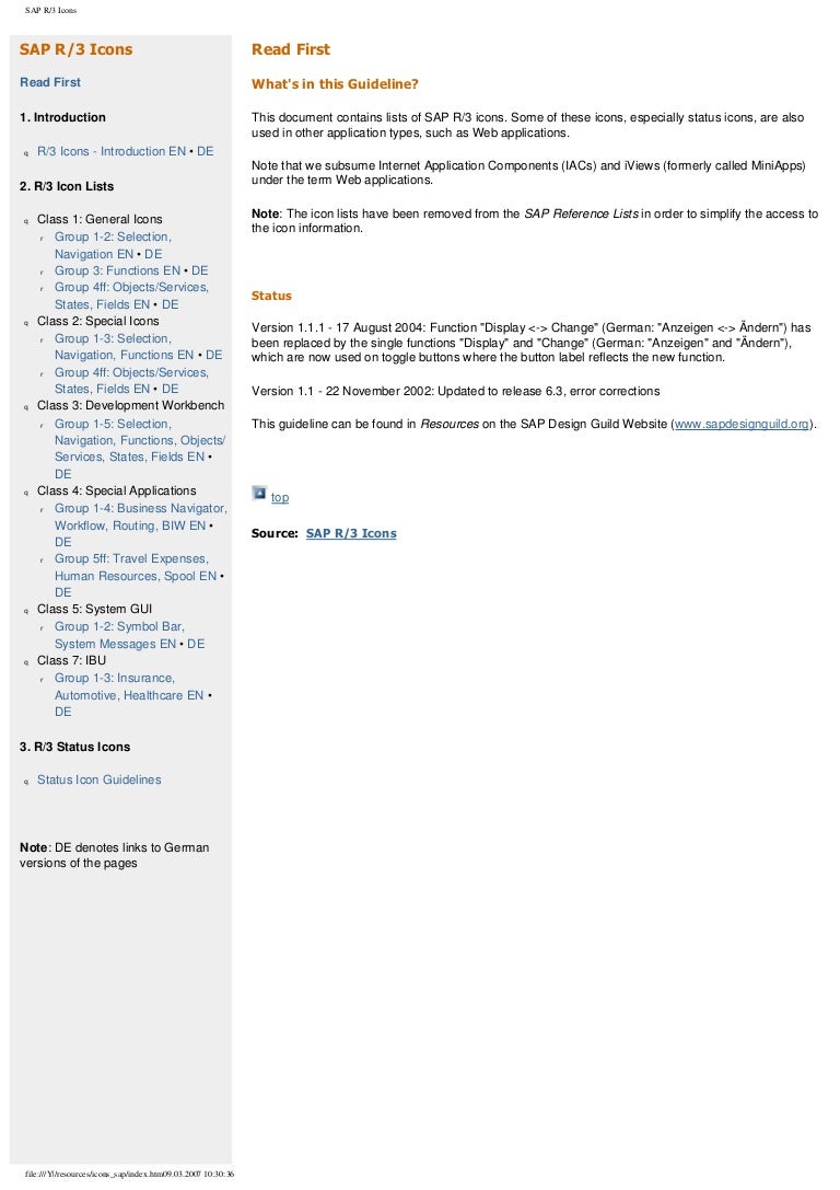 Sap Gui Icon Infocq