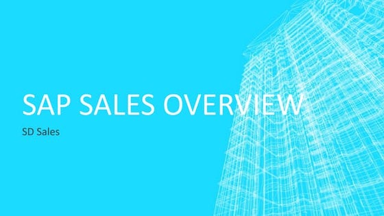 SAP SD Documents | PPT