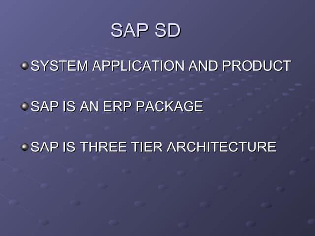 Sap Sd Implementation By Niteen Vaidya Ppt