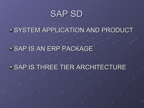 SAP SD Documents | PPT