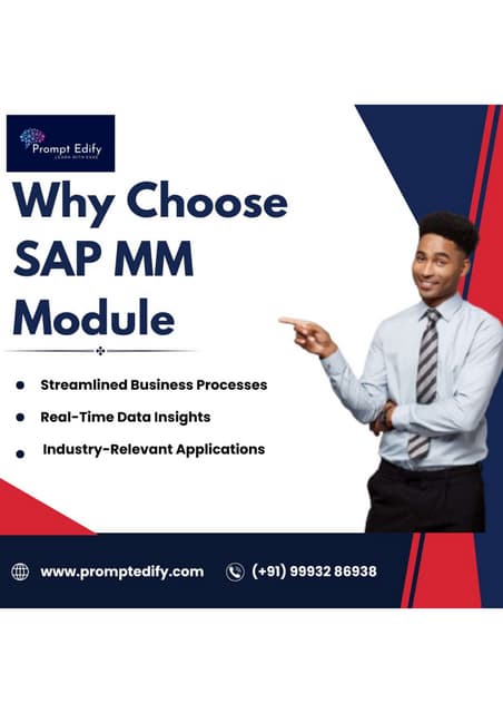 SAP Business Training Djibouti at Prompt Edify | PDF