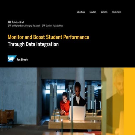 SAP Student Activity Hub Solution Overview | PDF