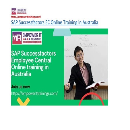 SAP SuccessFactors EC Online Training in Australia - empowerittrainings ...
