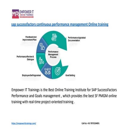 Sap successfactors continuous performance management Online training | PPTX