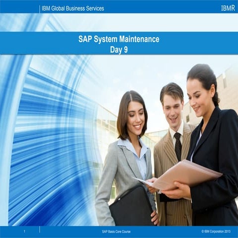 SAP System Maintenance for sap basis consultant | PPT