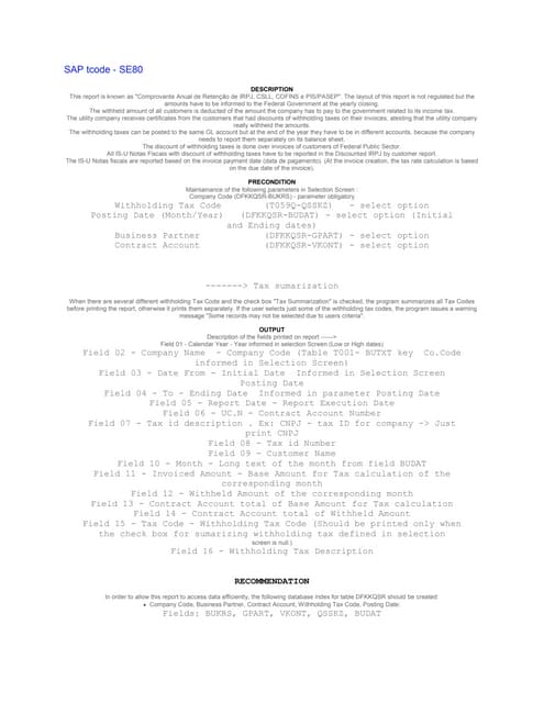 Configuration of TCS | DOCX | Business Accounting & Finance | Business
