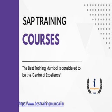 Join Our Best SAP Training institute in Mumbai | PDF | Computing ...