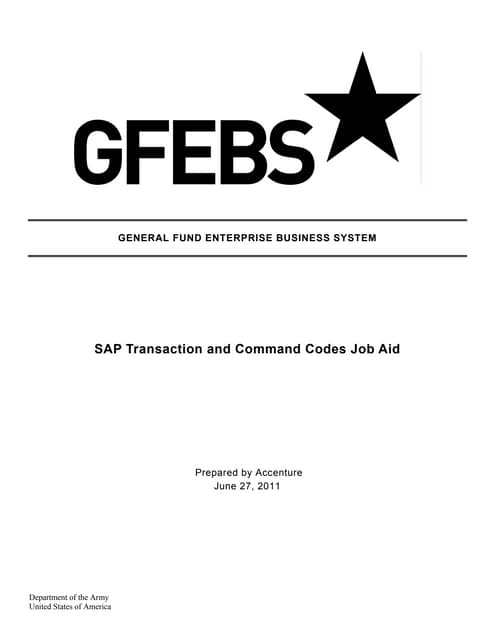Sap Transaction Codes Pdf