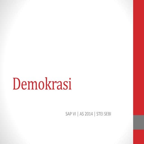 6-.-Demokrasi-di-Indonesia dalam era keterbukaan informasi | PPT