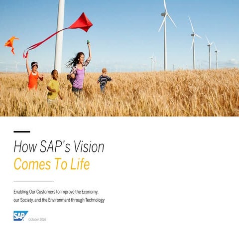 SAP's Vision and Purpose | PDF