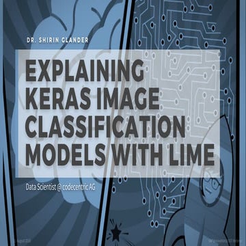 SAP webinar: Explaining Keras Image Classification Models with LIME | PPT