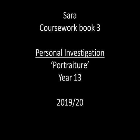 Homework year 10_second artist_research_and_analysis artwork | PPTX