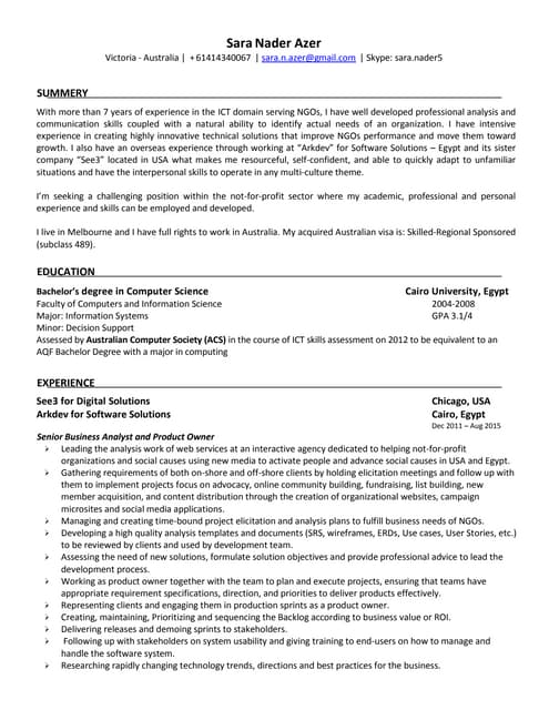 2021 Resume - Sarah Eshelman | PDF