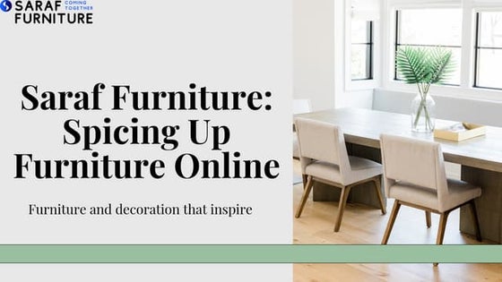 Saraf Furniture – 8 Tips to Choose the Perfect Wardrobe For Your Home.pptx