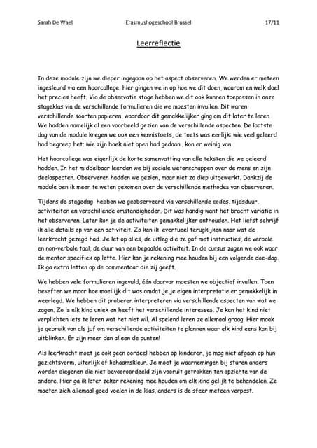 Reflectie dag 6 | DOCX