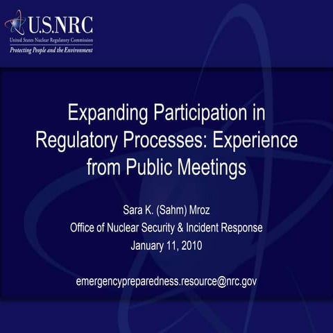Nuclear Regulatory Commission | PPTX