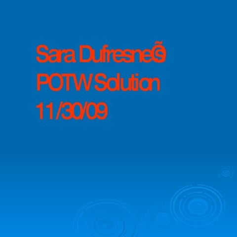 Sara Math Potw Solution | PPT