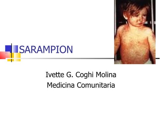 Historia natural sarampion | PPT