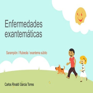 SARAMPION RUBEOLA EXANTEMA.pptxEN PEDIATRÍA | PPTX