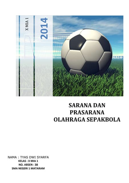 Materi Permainan Sepak Bola, Mata Pelajaran PJOK | PPTX