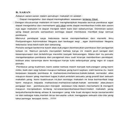 Saran makalah | DOCX