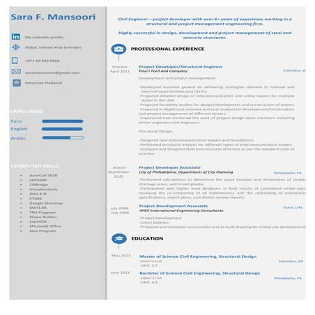 Sara resume new | PDF