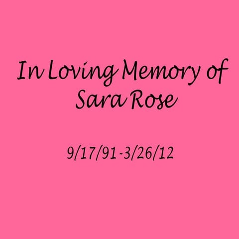 Sara Rose