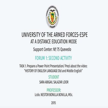 History of English Language | PPTX