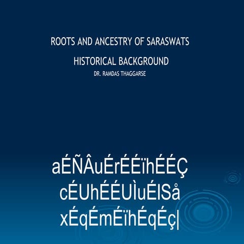 Saraswat History | PPT