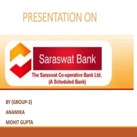 Saraswat bank presentation (1) (1) | PPTX