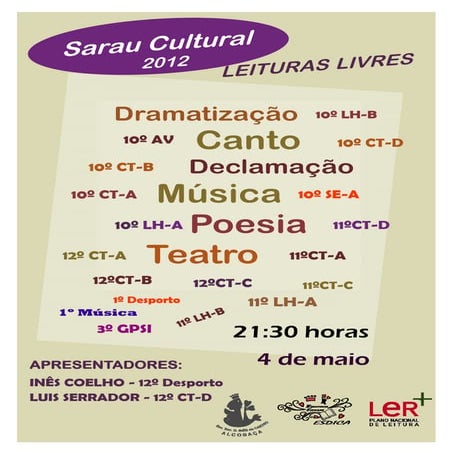 Sarau 1 gra-cartaz | PDF