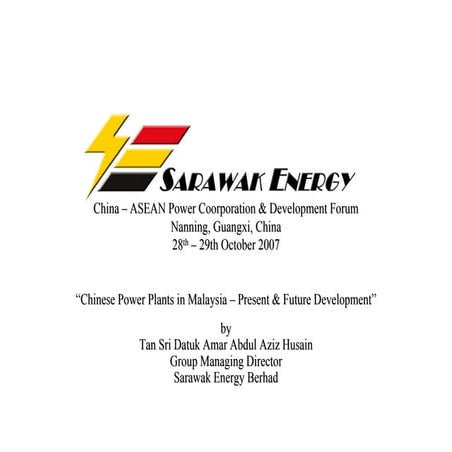 Sarawak Energy Confidential (PPT) | PDF