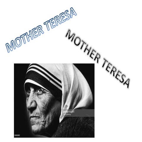 Mather Teresa | PPTX